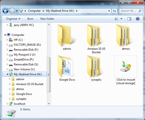 Google Docs Storage for Your File Server